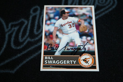 ORIOLES BILL SWAGGERTY SIGNED TEAM EXCLUSIVE POSTCARD | eBay