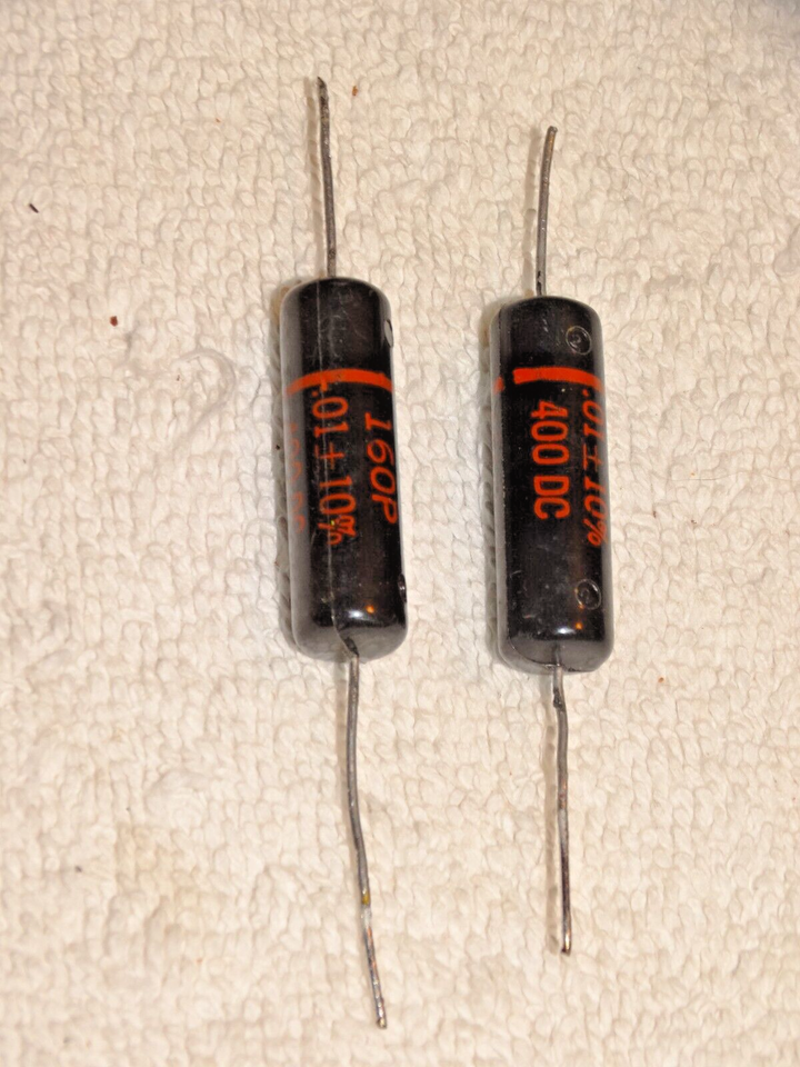 2 - Sprague Black Beauty Capacitor Pulls .01 400v 160P Tone Cap #8 | eBay