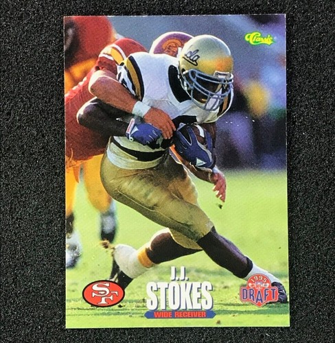 1995 Classic JJ STOKES NFL Draft #10 (RC) San Francisco 49ers / UCLA ...