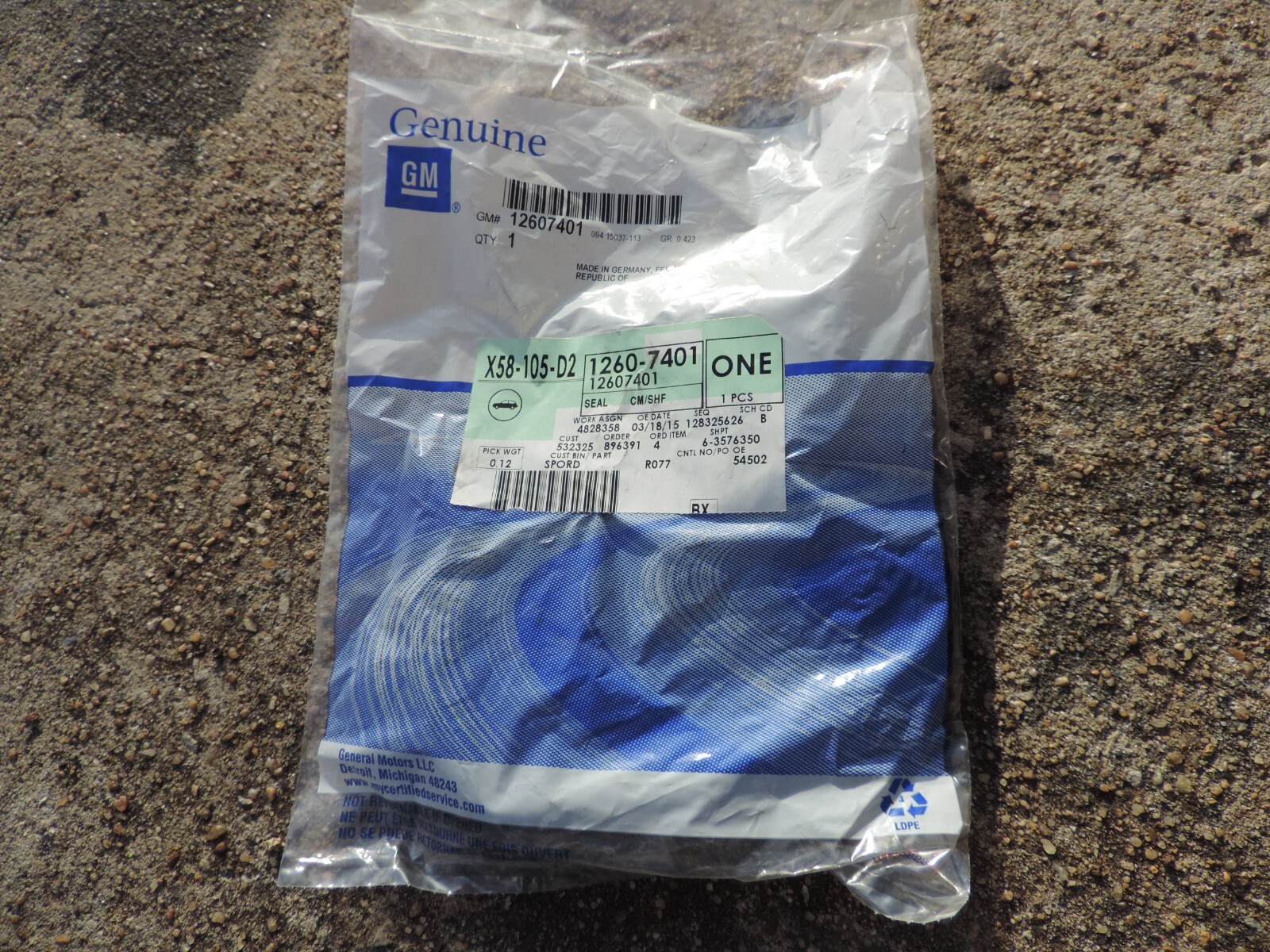 Engine+Valve+Cover+Seal-VIN%3A+D%2C+Eng+Code%3A+LLT+GM+Parts+12607401 ...