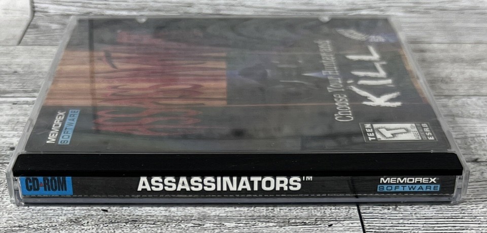 Vintage 1998 Assassinators PC CD-Rom Game Memorex Software DOS SEE ...