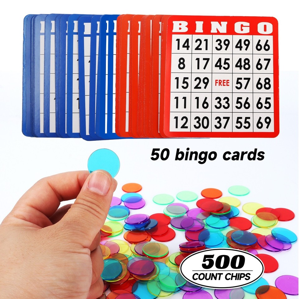 Deluxe Bingo Game Set w/Large Bingo Cage, Bingo Balls, 50 Bingo Cards ...