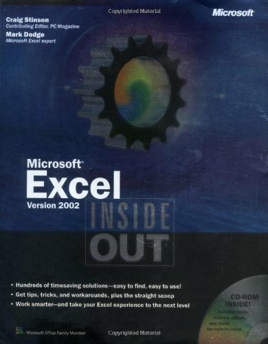 Microsoft Excel Version 2002 Inside Out by Craig Stinson 0735612811 | eBay
