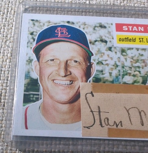 1956 Topps Lost Cards *Custom* Cut Signature Stan Musial HoF ~ Auto ...