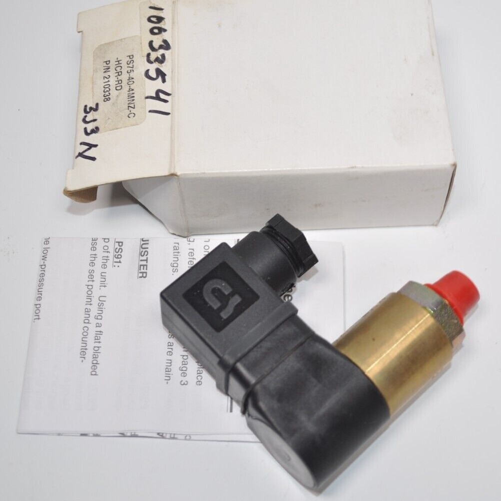 NEW GEMS Adjustable Pressure Switch PS75-40-4MNZ-C-HCR-RD P/N 210338 | eBay