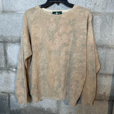 Hunt club vintage rose loose oversized sweater size large made in Italy ...