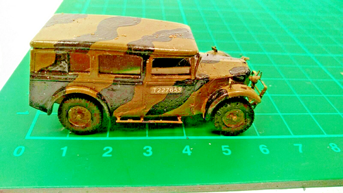 White Metal Morris Commercial Vintage Van Army Military Toy Lorry Truck ...