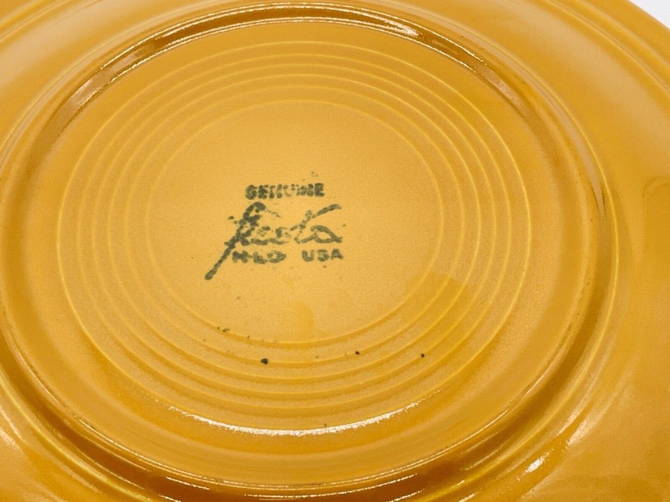 Vintage Fiesta Dinner Plates 1936-1959 Backstamps | eBay