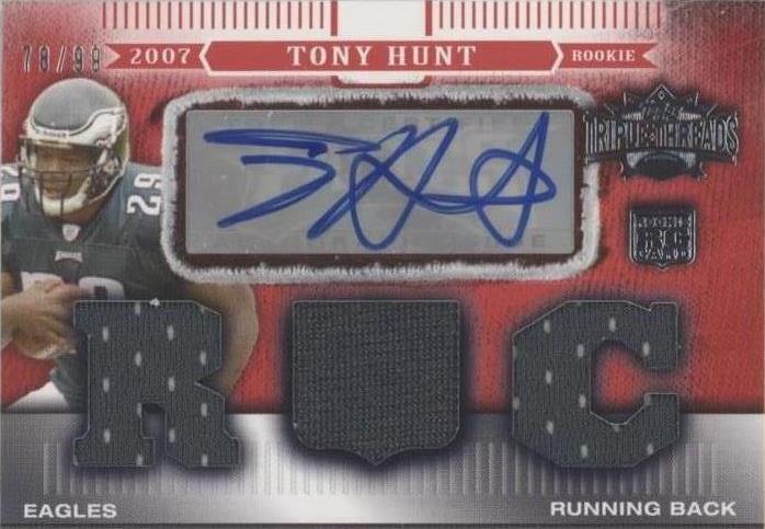 2007 Topps Triple Threads - Tony Hunt #119 /99 (AU, MEM, RC) for sale ...