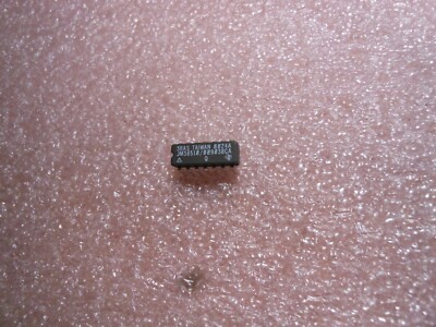 TI MICROCIRCUIT PART # JM38510/00903BCA NSN: 5962-01-074-6093 # M38510 ...