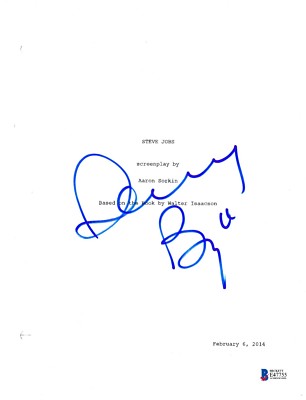 DANNY BOYLE SIGNED STEVE JOBS SCRIPT BECKETT BAS AUTOGRAPH AUTO | eBay