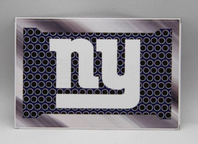 NFL Football NEW YORK GIANTS Metal License Plate Style Vending Machine ...