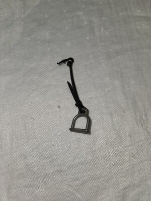 Vintage 1957 MARX 5.5" Johnny Tremain Black Stirrup Tack Accessories ...