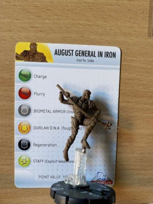 Dc Heroclix Justice League August Général En Acier Rookie #034 | eBay