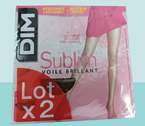 💕 Dim Sublim Voile Brillant Taille 3 Gazelle 💕 Lot de 2 boites de ...