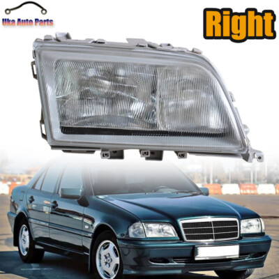 Right Front Headlight Lamp For Mercedes-Benz W202 C-Class C180 C200 ...