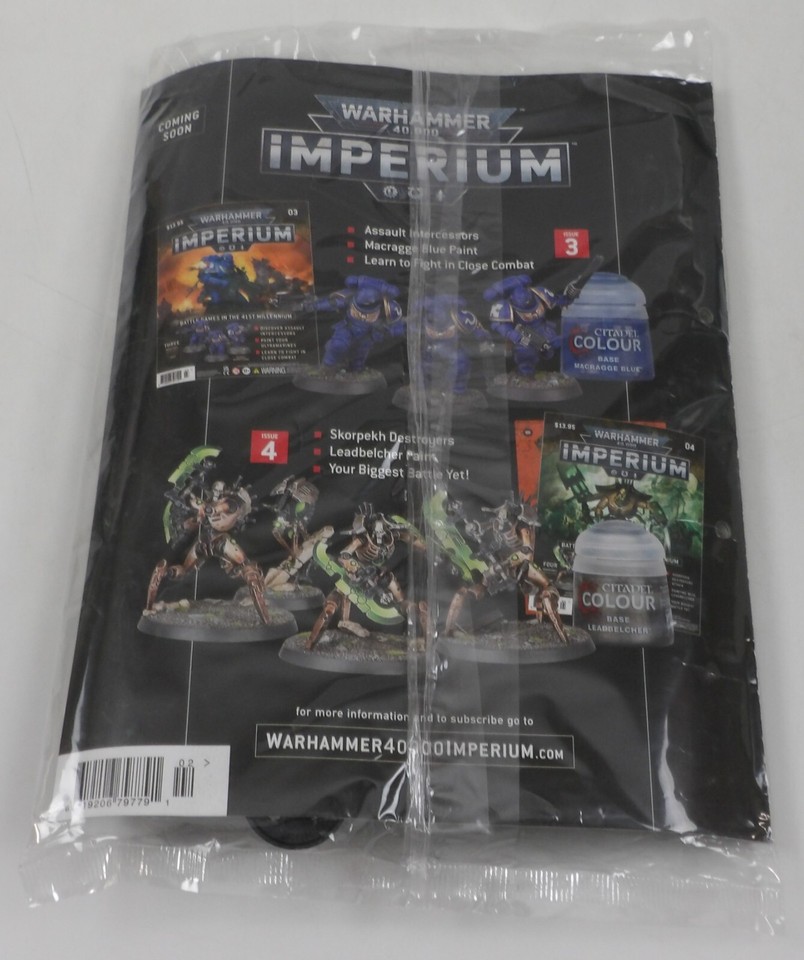 Warhammer 40K Imperium Magazine #2 SEALED WITH MINIATURES & PAINT ...