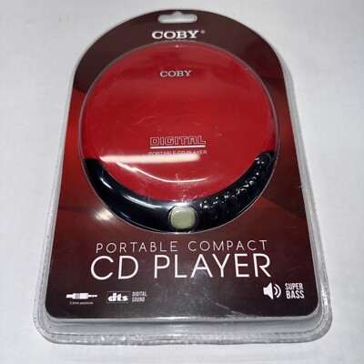 Coby Portable CD190 Compact CD Player Red New Sealed | eBay