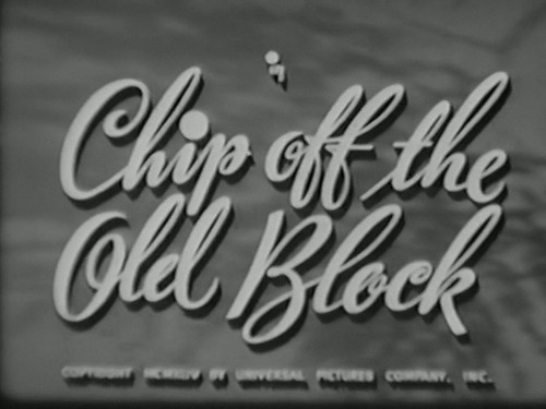 CHIP OFF THE OLD BLOCK (1944) DVD DONALD O'CONNOR, PEGGY RYAN | eBay