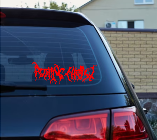 Rotting Christ Vinyl Logo Sticker Decal Heavy Metal Band Car Black ...