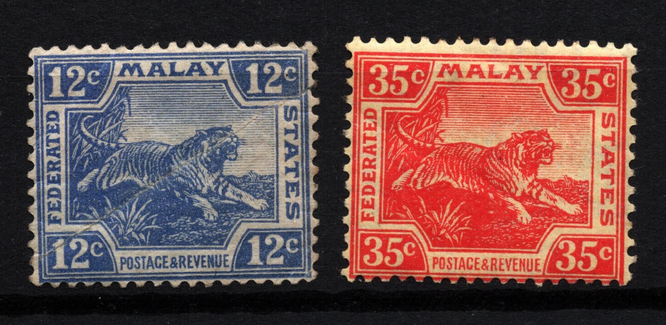 MALAYA TIGER MH small spot/ MALAYA STRAITS SETTLEMENTS (039) | eBay