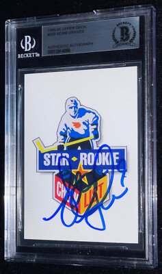 Adam Graves 1990-91 Upper Deck Signed Autographed Rookie Card BAS ...