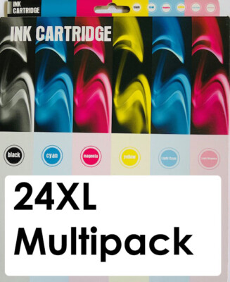 24XL Multipack 6 Ink Cartridges For EPSON XP-960 XP-970 Non OEM ...