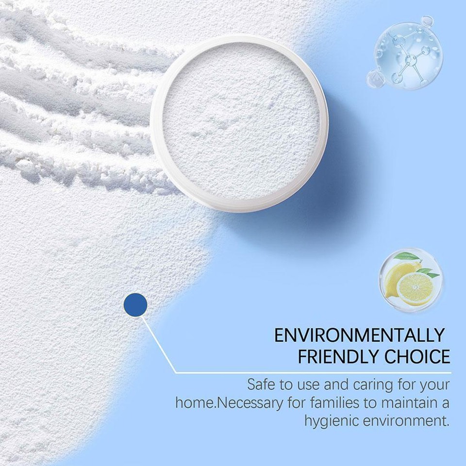 Toilet Foam Cleaning Powder Foaming Odour Stain Limescale Remover^ M2I3 ...