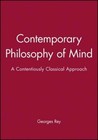 Contemporary Philosophy of Mind by Georges Rey: New 9780631190691| eBay