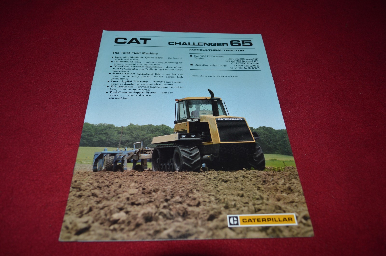 Caterpillar 65 Challenger Tractor Dealer's Brochure DCPA6 | eBay