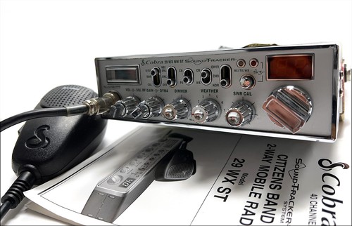 Vintage Cobra 29 WX NW ST Sound Tracker Night Watch CB Radio with Mic ...