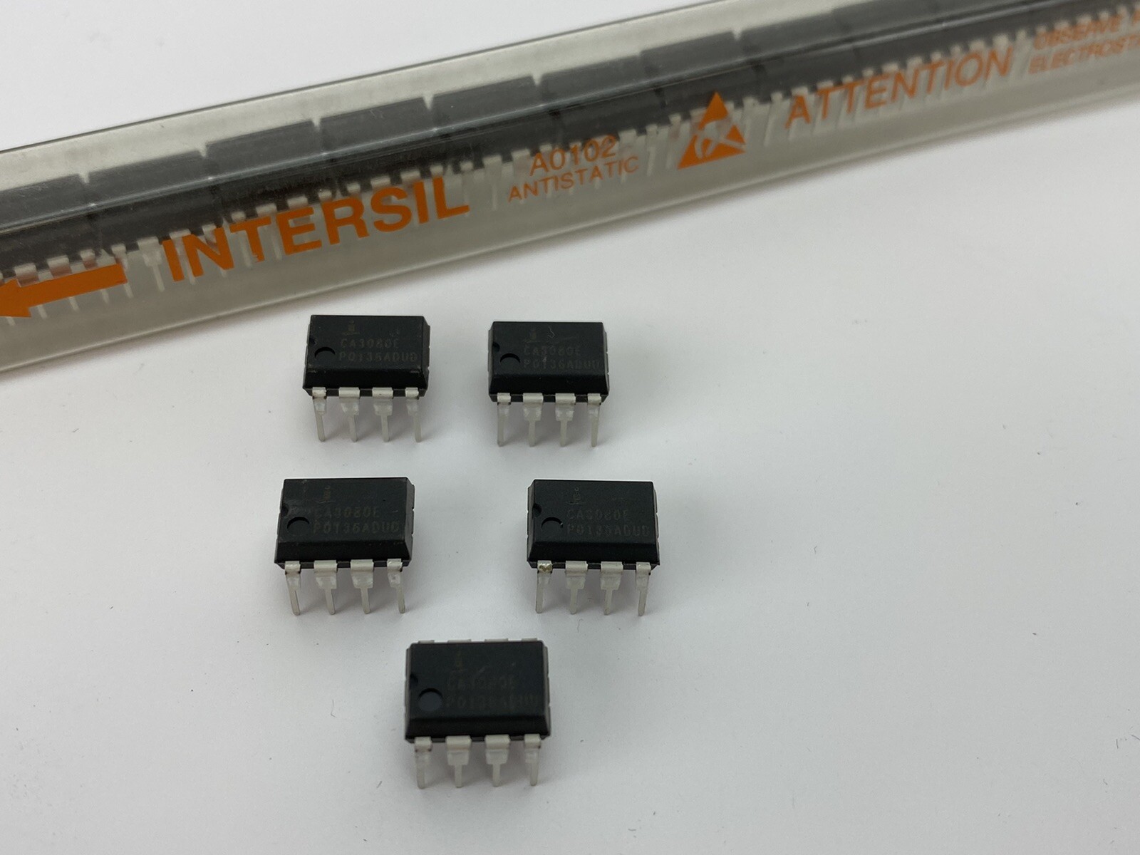 Intersil CA3080E 8pin DIP OP Amp Transconductance 2MHz, 5pcs | eBay
