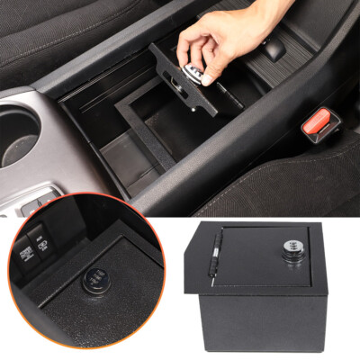 Steel Center Console Safe Gun Lockbox Storage Box For Honda Pilot 2015 ...