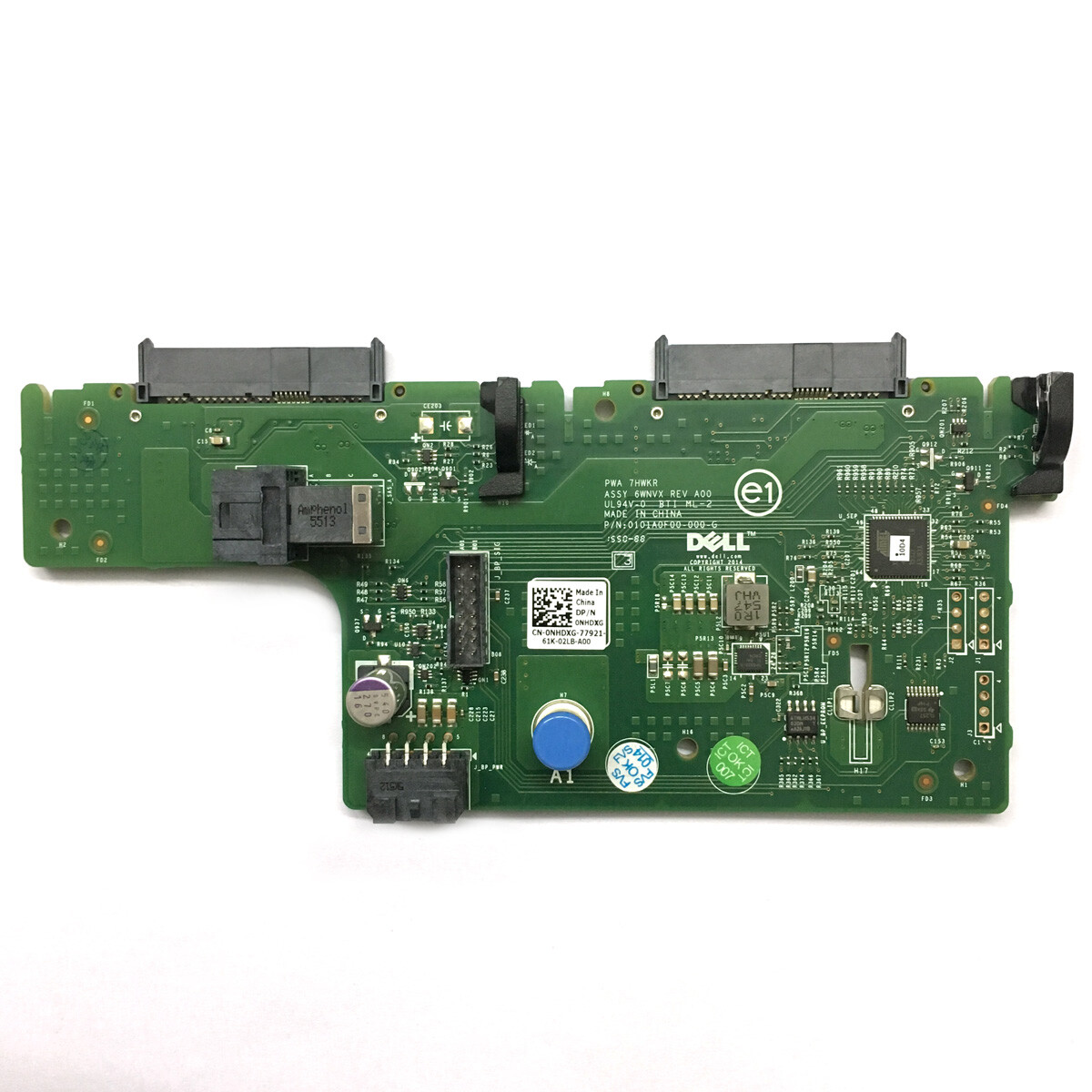 NHDXG 6WNVX Dell Poweredge R730XD 12 Bay 2.5'' SFF HDD Backplane w ...