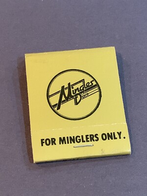 Vintage Matchbook: “Mingler’s Disco” | eBay