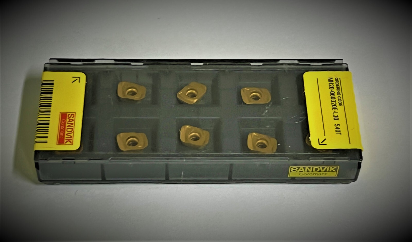 10 pcs. Sandvik MH20-060320E-L30 S40T Carbide Inserts | eBay