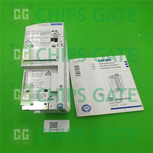 1PCS LENZE NEW E82EV751-4C E82EV751K4C PLC Driver 3PH 0.75kW 0-400V 2 ...