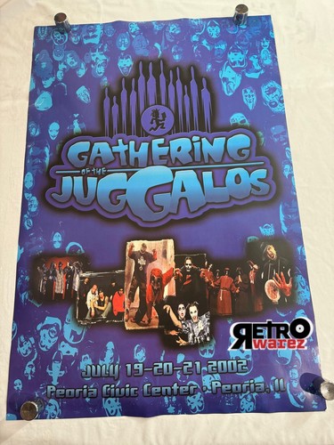 Insane Clown Posse Gathering Of The Juggalos 2002 Poster 24x36” twiztid ...