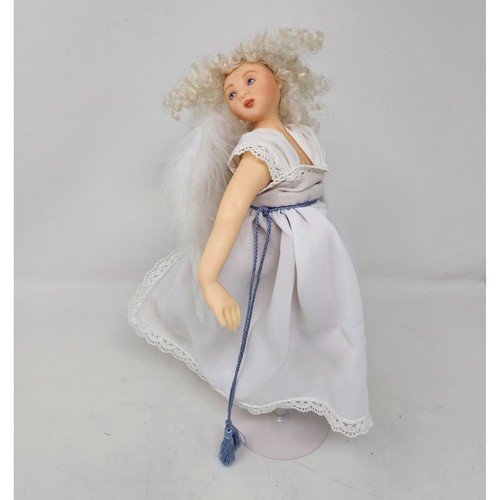 Gay Talbott Boassy for Delton Resin Angel Figurine Blonde Flying | eBay
