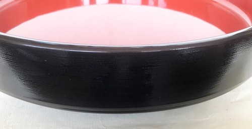Echizen Lacquerware Shaku 3 Rotating Hors D'Oeuvre Plate Black Brush ...