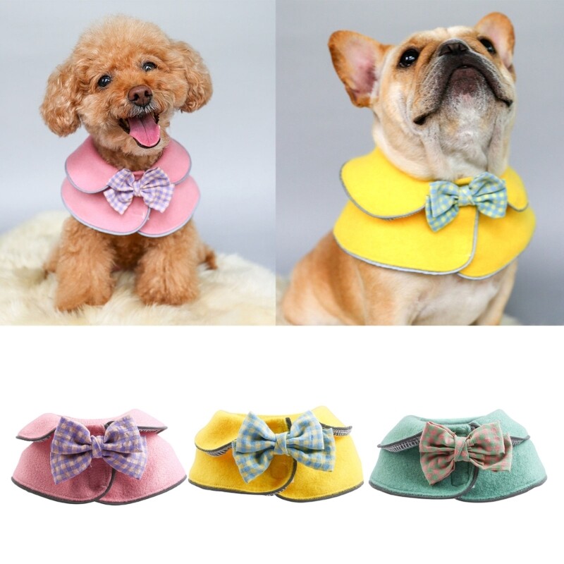 Dogs Cats Bandanas Collar Cute Decorated Scarf Bibs for Small Dogs and ...