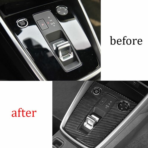 For Audi A3 2022-2023 Real Carbon Fiber Central Console Gear Shift ...