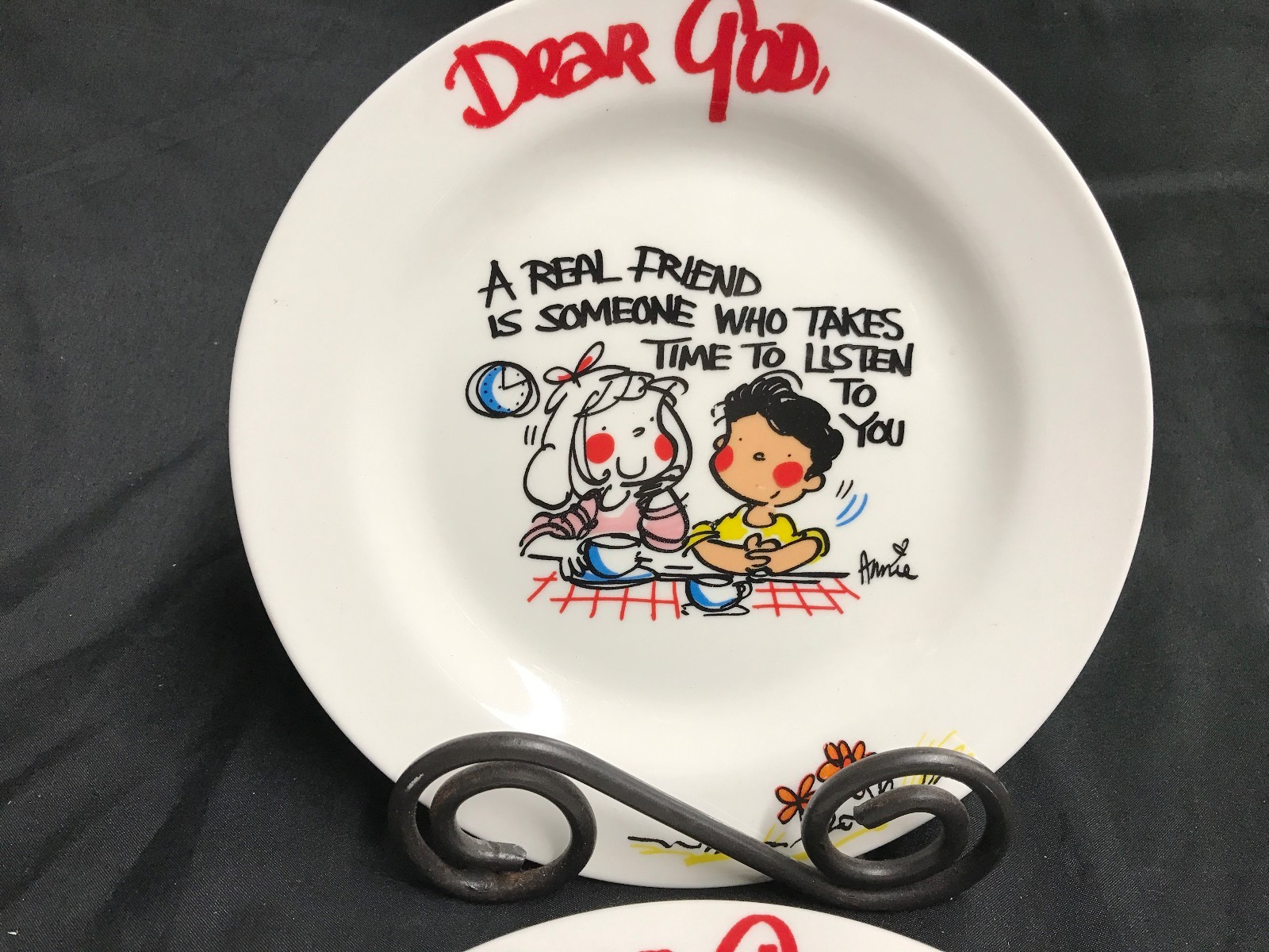 Set of 2 ~ Royal Norfolk "DEAR GOD" ~ 2 Designs~ Lunch Plates ~ 8" | eBay