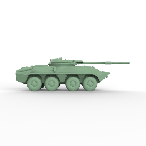 SSMODEL SS144897 1/144 Military Model Kit Soviet 2S14 Zhalo-S Tank ...