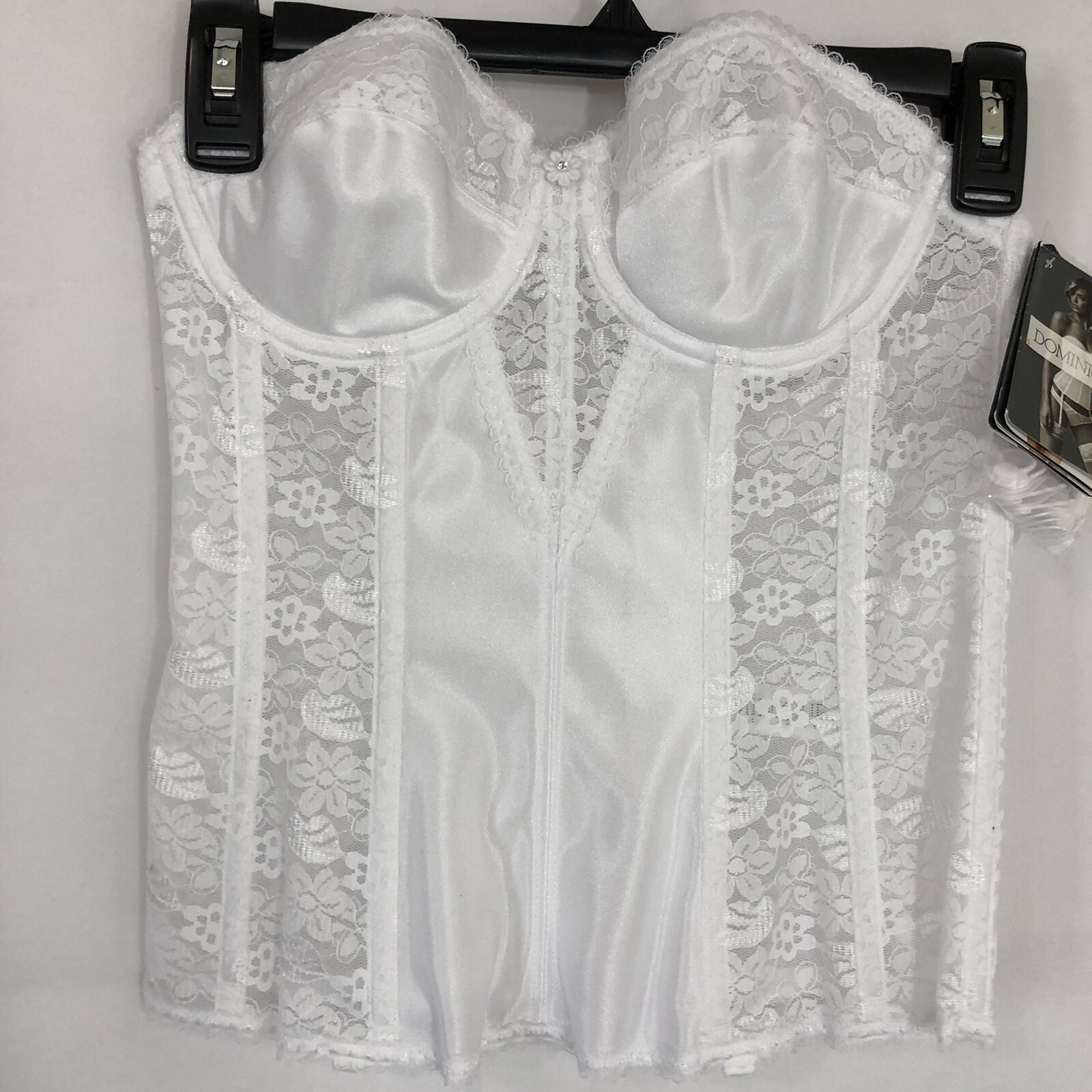 Dominique White Intimate Apparel Corset 34B New With TAGS | eBay