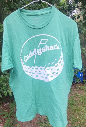 Caddyshack Movie Golf ball t-shirt green men's sz L Ripple Junction see ...