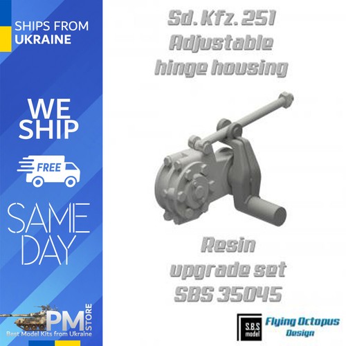 SBS 35045 1/35 Sd.Kfz. 251. Adjustable Hinge Housing for Dragon/AFV ...