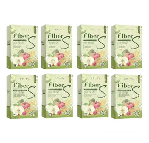 8x Fiber S Drink Powder Bright Skin Premix Prebiotic Reduce Belly Help ...