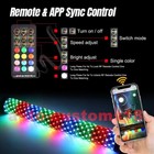 4ft Fat LED Whip APP Controlled Antenas De LED Quick Release Whip Light ...