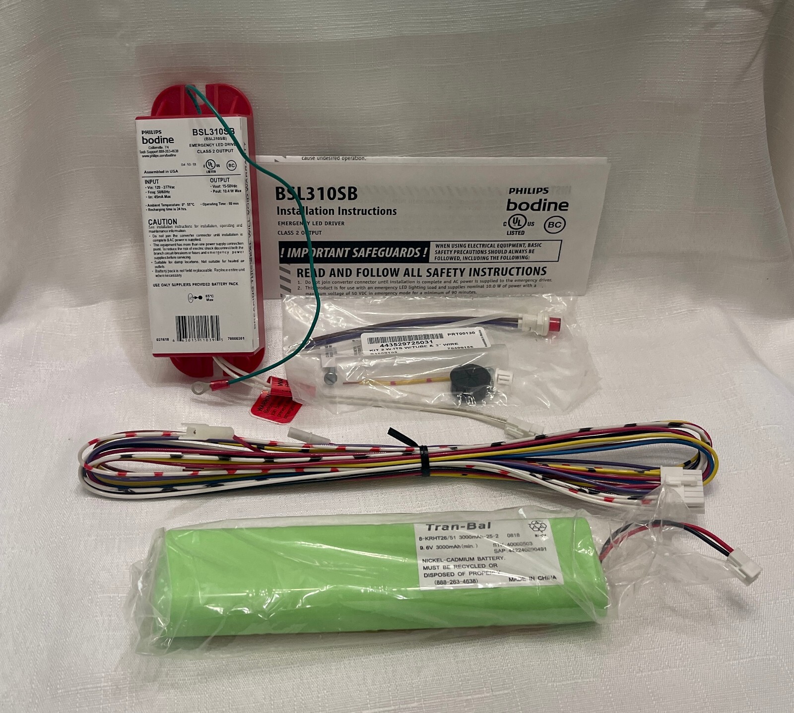 Bodine BSL4SB 4 Watt Temperature Emergency LED Driver for sale online ...